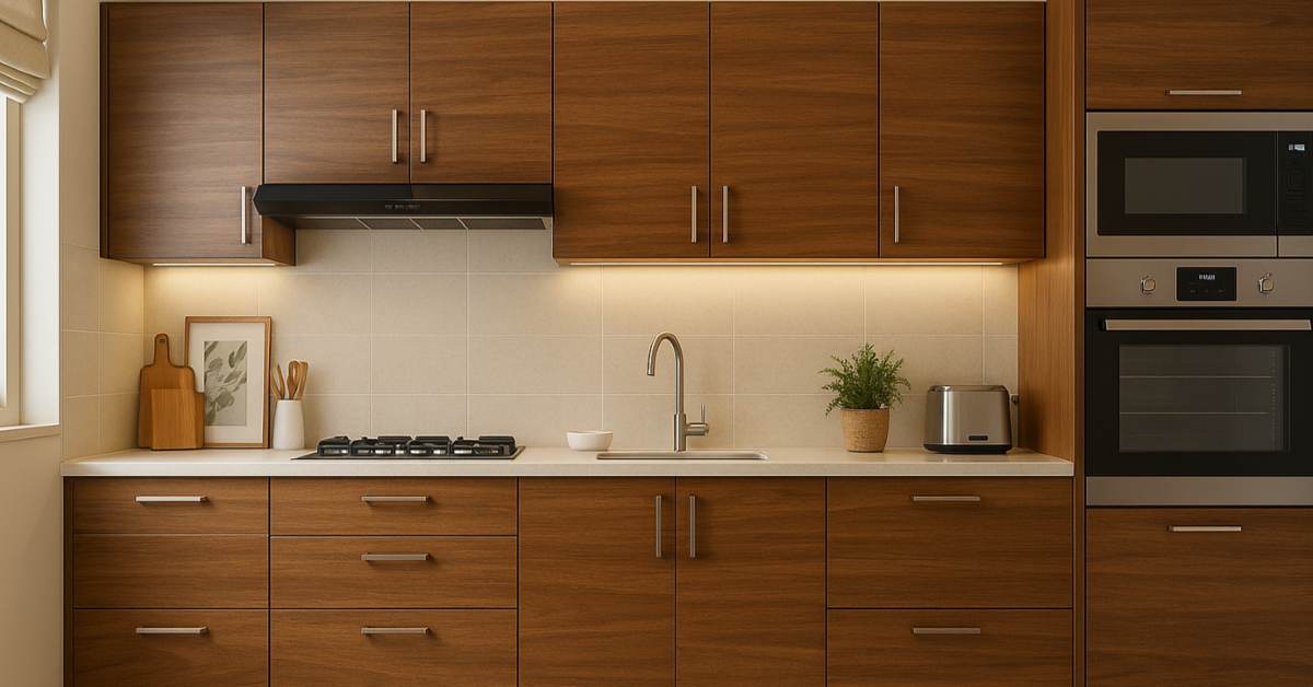 Best Kitchen Cupboard Designs for Homes in Kerala | luxhouse.in